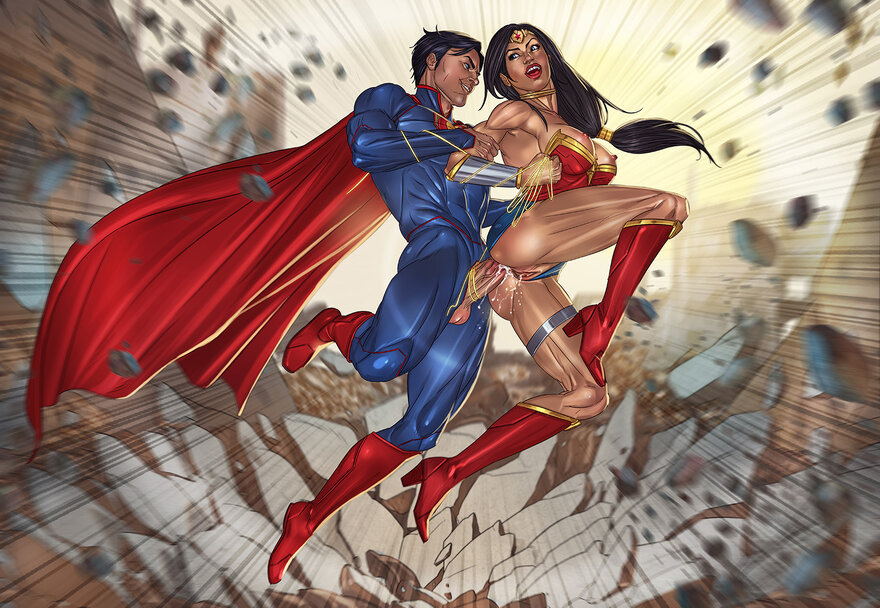 Hard Hentai Abrosiis 890364 Commission Superman And Wonder Woman Have
