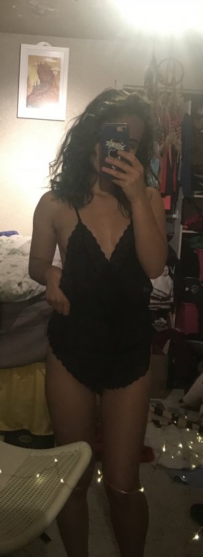 Black Lacy Romper Porn Pic Eporner